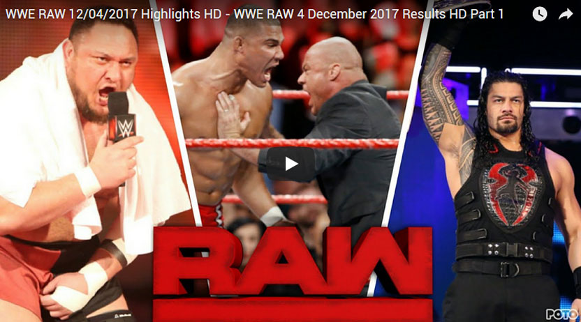 WWE RAW 4 December 2017 Results HD - Guide4info