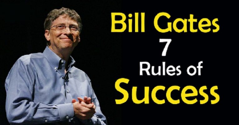 Bill Gates 7 Rules of Success | Motivational Speech